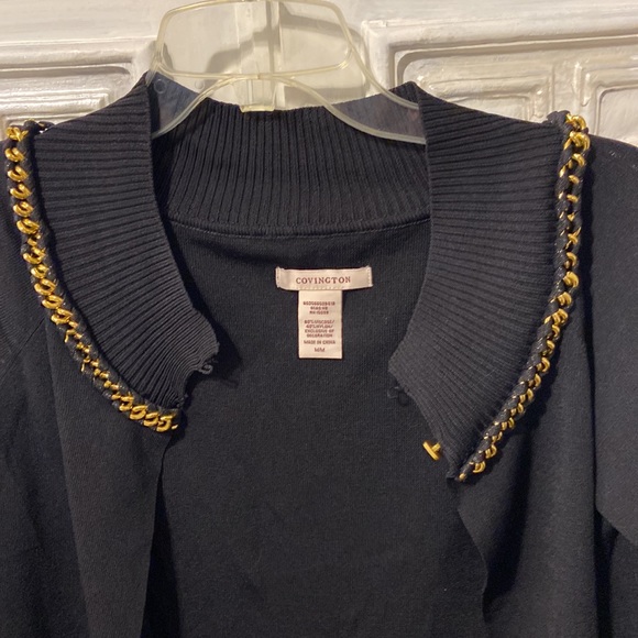 Covington | Sweaters | Flash Sale Vintage Gold Chain Cardigan | Poshmark